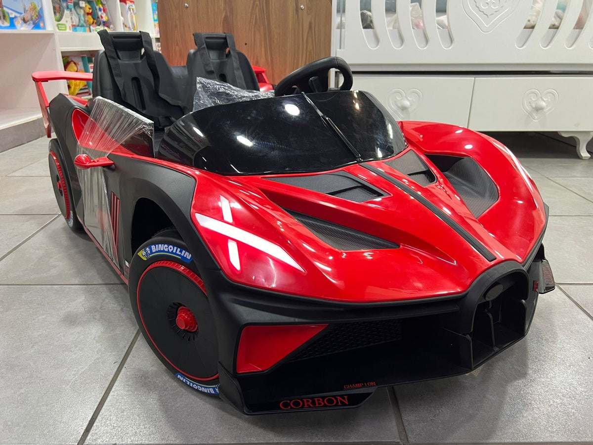 Bugatti Bolide Styled kids electric ride on DRIFT car 24 VOLT- 2 Seate ...